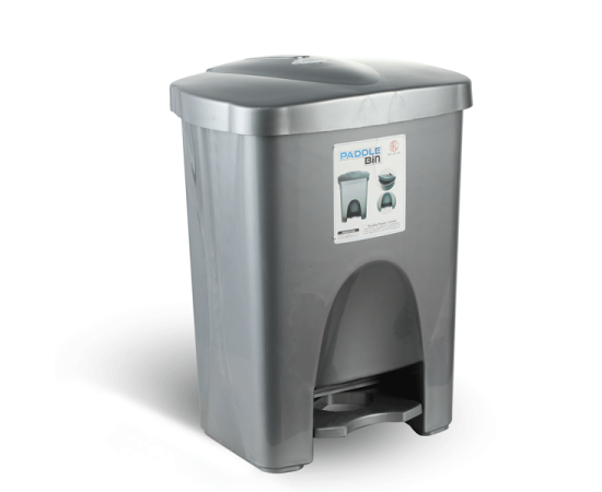 Paddle Bin 20L Silver | RFLeShop