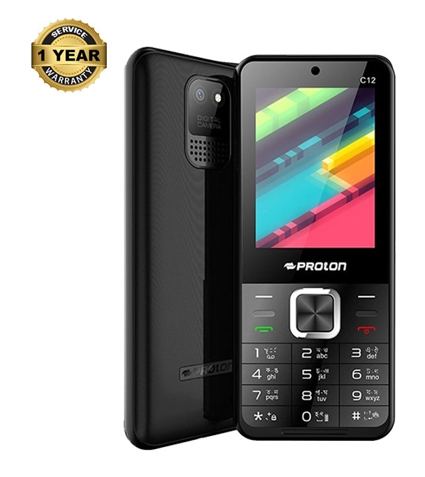 Proton Mobile Phone C12 Black | RFLeShop