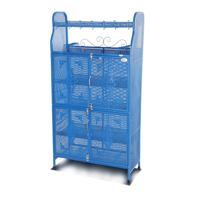 Royal Kitchen Shelf Classic 4 Door Blue | RFLeShop